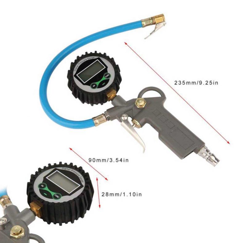 Car Tire Air Pressure Inflator Gauge With Digital Display – VR DIY
