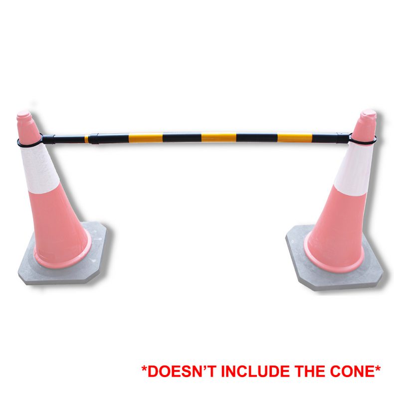 2 Meter Retractable Traffic Cone Bar Reflective Signal Warning Safety ...