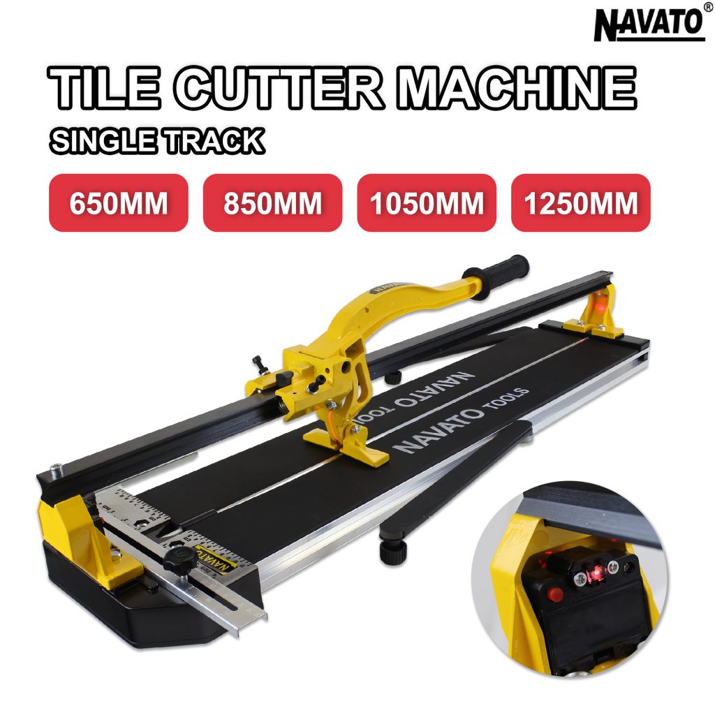 NAVATO Tile Cutter Single Rail Machine 650MM 850MM 1050MM 1250MM – VR DIY