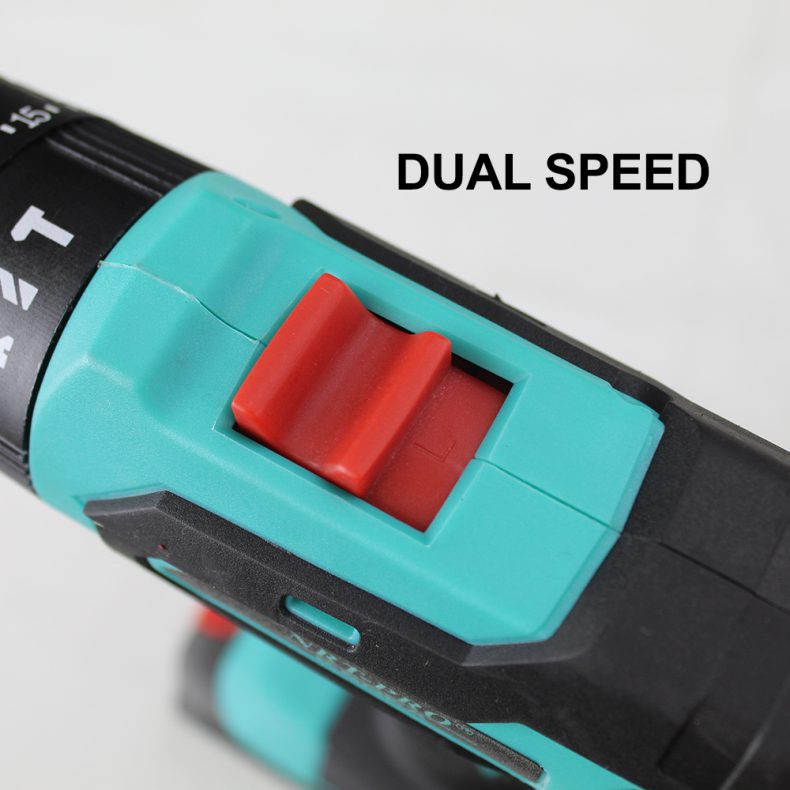 NRT-PRO 20V Cordless Metal Impact Drill Set DC-343+set Metal Chuck Head ...