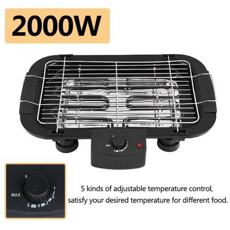 Electric Barbecue Grill 2000W BBQ Teppanyaki Grill – VR DIY