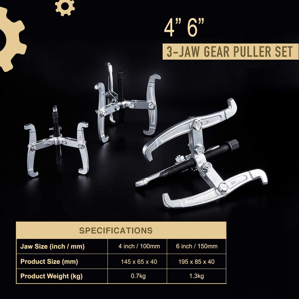3 Jaws Gear Puller Automotive – VR DIY