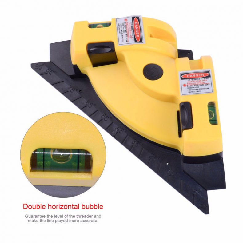 Right Angle 90 Degree Square Laser Level Vertical Horizontal Laser Line ...