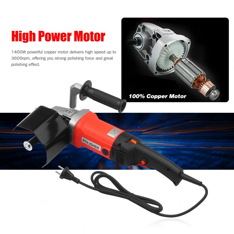 220V 1400W Electric Burnishing Polishing Machine for Metal Stainless ...