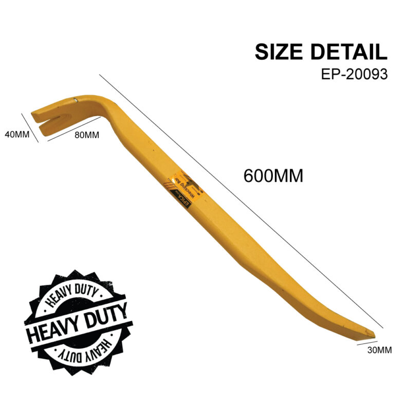 EPICA STAR Metal Wrecking Claw Craw Bar 18″/24″/30″ Heavy Duty Nail ...