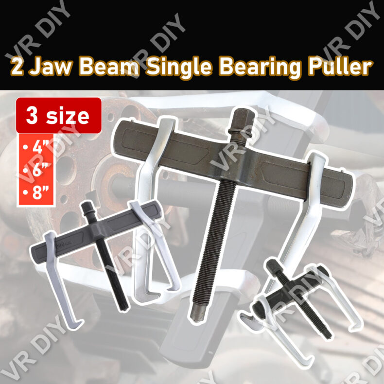 (1pc) 2 Jaw Beam Single Bearing Puller 4/6/8/10/12/14/16/20 Inch Heavy ...