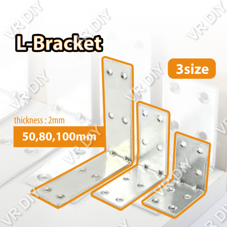 Multifunctional Angle Bracket 50mm/80mm/100mm Furniture Use L-Bracket ...