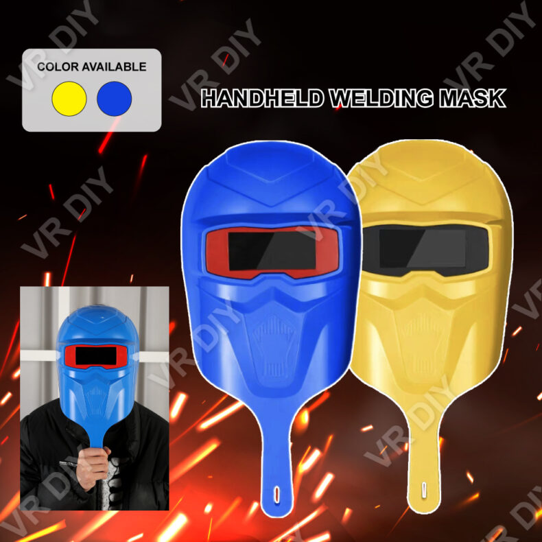 Handheld Welding Mask Cover Welder Face Eye Protector Fire Resistance ...