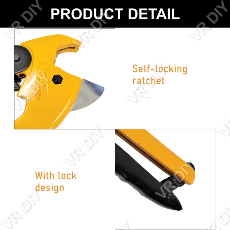 EPICA STAR PVC Pipe Cutter 225mm EP-30048 Plumbing Hand Tool 42mm Cut ...