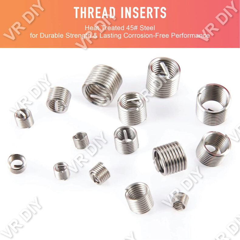 25pcs/15pcs Thread Repair Insert Tool Kit M5/M6/M8/M10/M12 Metric Thread Twist Drill Bit ...