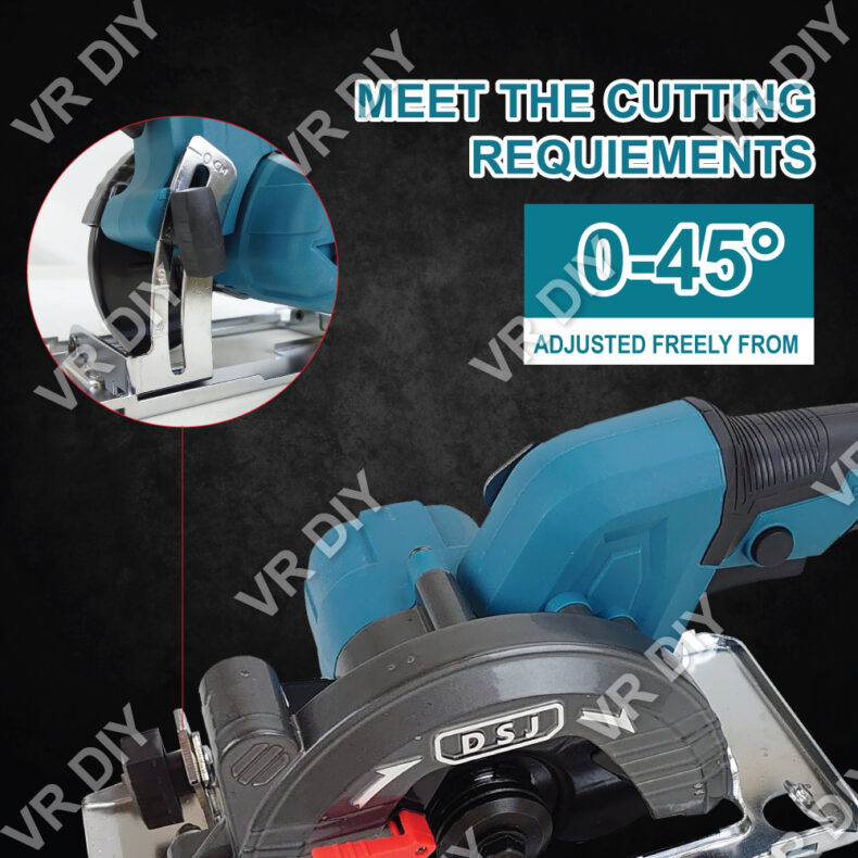 MEG-PRO Brushless Cordless Electric Circular Multi Saw Adjustable ...