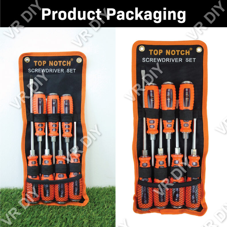 7pcs Heavy Duty Magnetic Cross Word Percussion Screwdriver Set Phillips ...