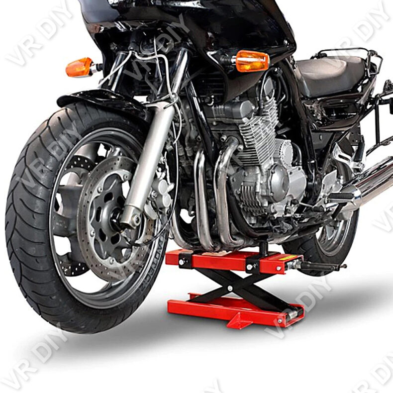 1100lbs Mini Scissor Lift Jack Motorcycle Lifter Paddock Stand 500kg ...