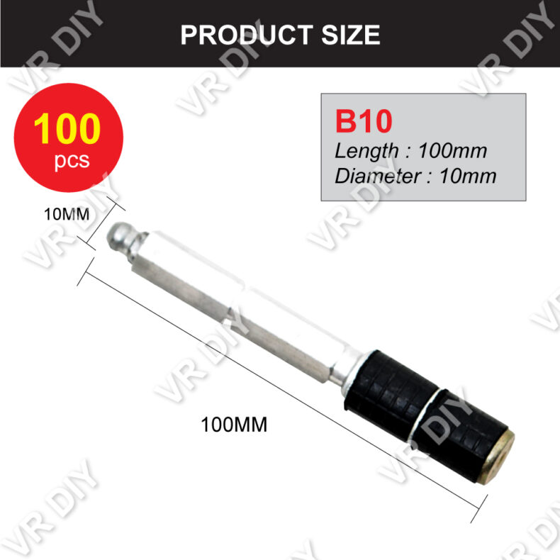 B10 B8 A10 Injection Grouting PU Foam 100pcs Foam Grout Aluminum Packer ...
