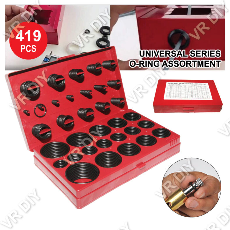222pcs 419pcs O-Ring Assortment Tool Set 17/32 Sizes Household ...
