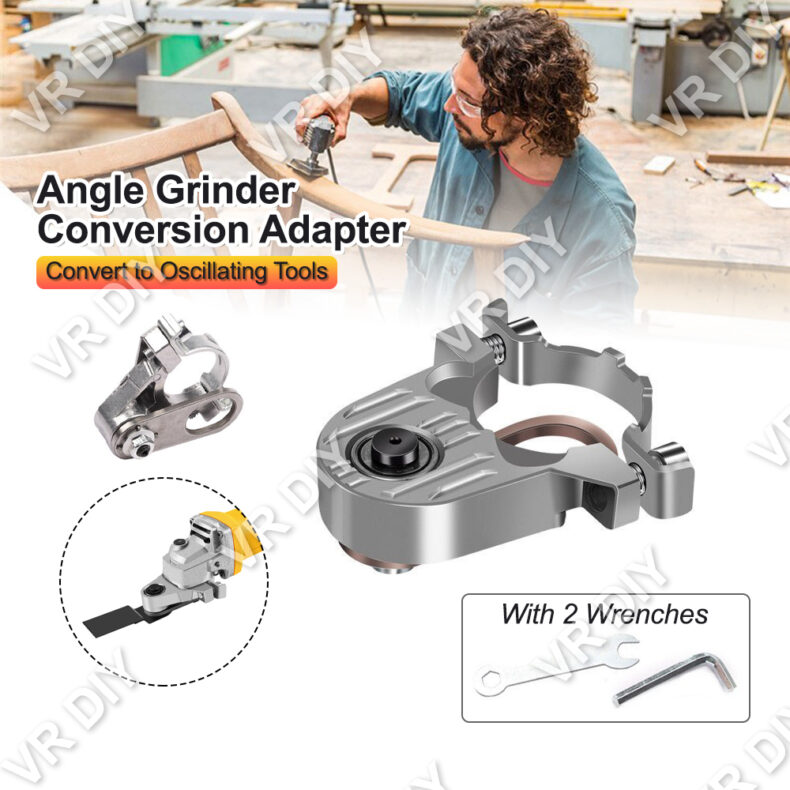 Angle Grinder Conversion Adapter Kit Tool Oscillating Multitool Hole ...