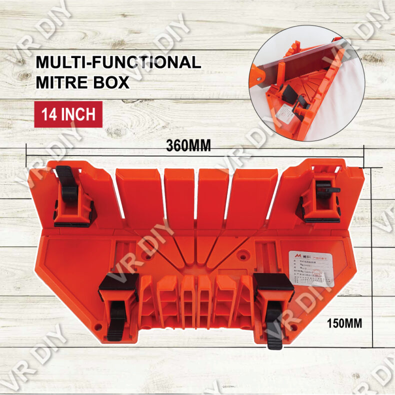 Multi-functional Miter Box 3 Size Clamping Function 22.5/45/90 Degree ...