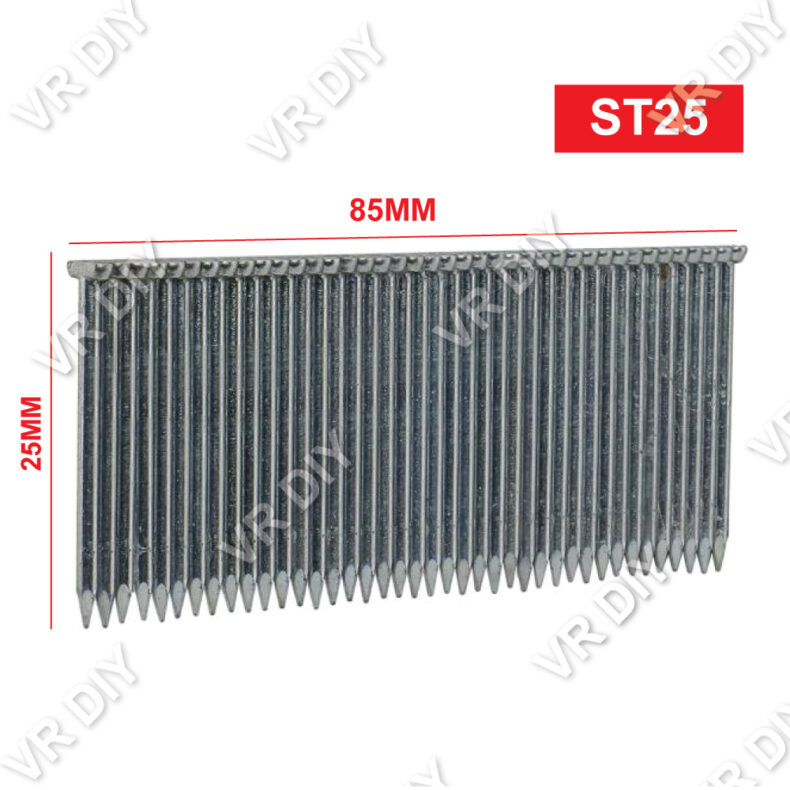 ST25/ST32/ST38/ST50/ST64 ST Concrete Nails 400pcs Pneumatic Air Tacker ...