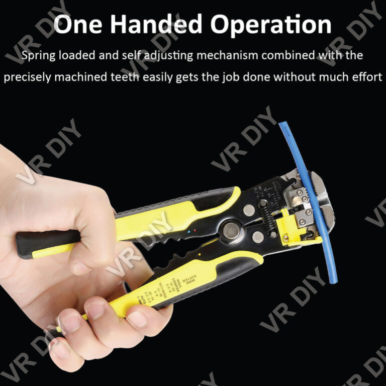 DEDUN Heavy Duty Automatic Wire Stripper & Crimper Cable Cutter Tool ...