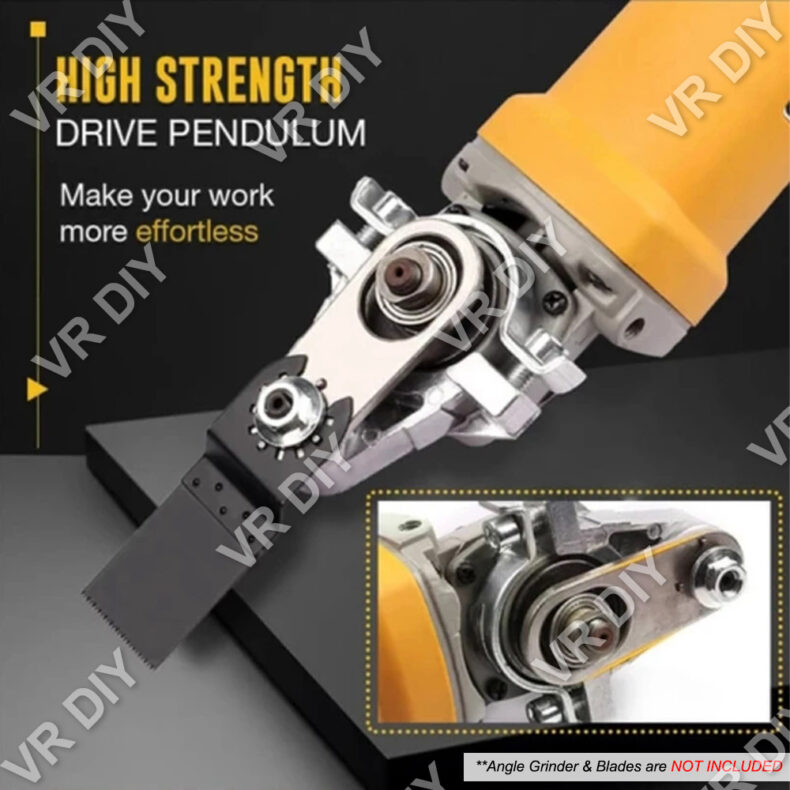 Angle Grinder Conversion Adapter Kit Tool Oscillating Multitool Hole ...