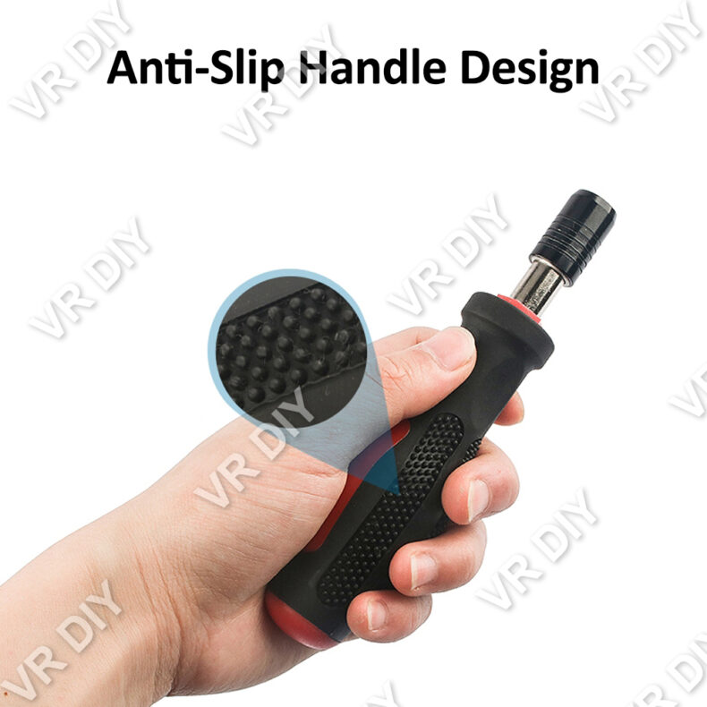 Magnetic Multi-Function Screwdriver Handle 1/4Inch Hex Shank 6.35mm Non ...