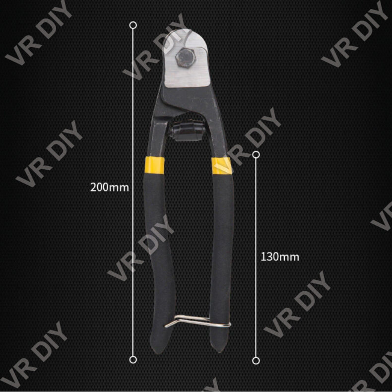 DEDUN Precise Bicycle Wire Rope Cutter Plier 200mm CR-V Durable Cable ...