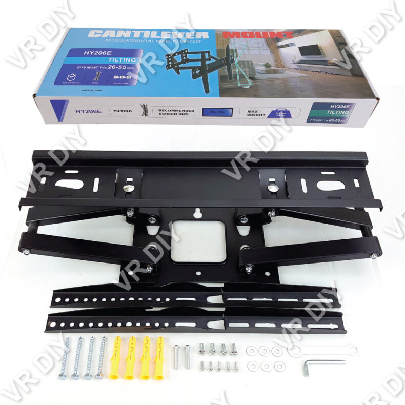 Universal TV Bracket 26″-55″ Full Motion Adjustable Single/Double Arm ...
