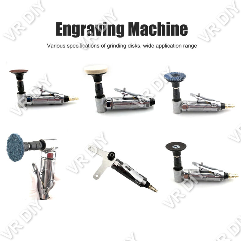 90 Degree Angle Air Die Grinder 1/4″ & 1/8″ Air Pneumatic Right Angle ...