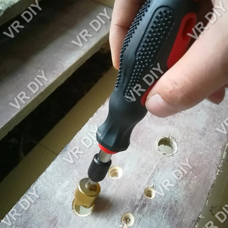Magnetic Multi-Function Screwdriver Handle 1/4Inch Hex Shank 6.35mm Non ...