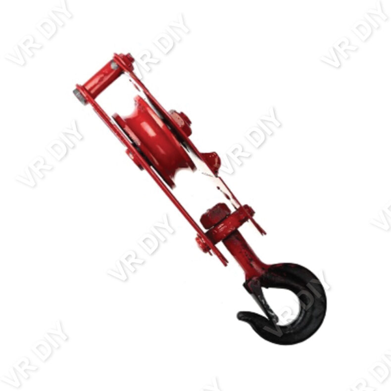 Swivel Single Rope Pulley Lifting Hook With Latch 0.5T/1T/2T Car Pulley ...