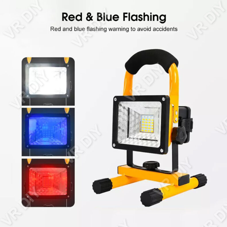 (30W/100W) Rechargeable Led Portable Flood Light Spot Lamp W804 W805 ...