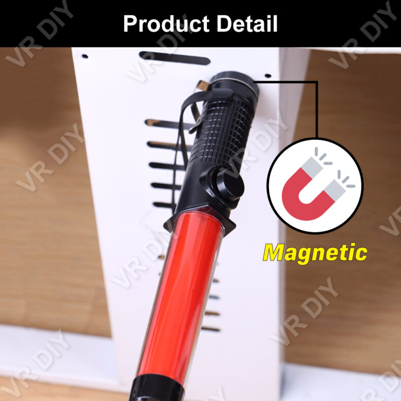 (26CM / 30CM) Traffic Flashlight LED Lamp Torch Baton Glow Stick Siren ...