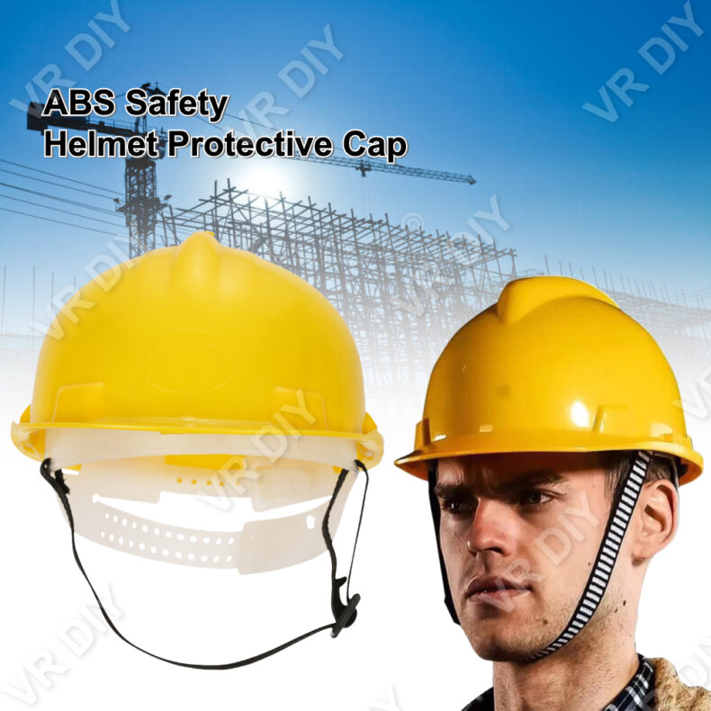 ABS Safety Helmet Protective Cap Worker Job Site Construction Head ...