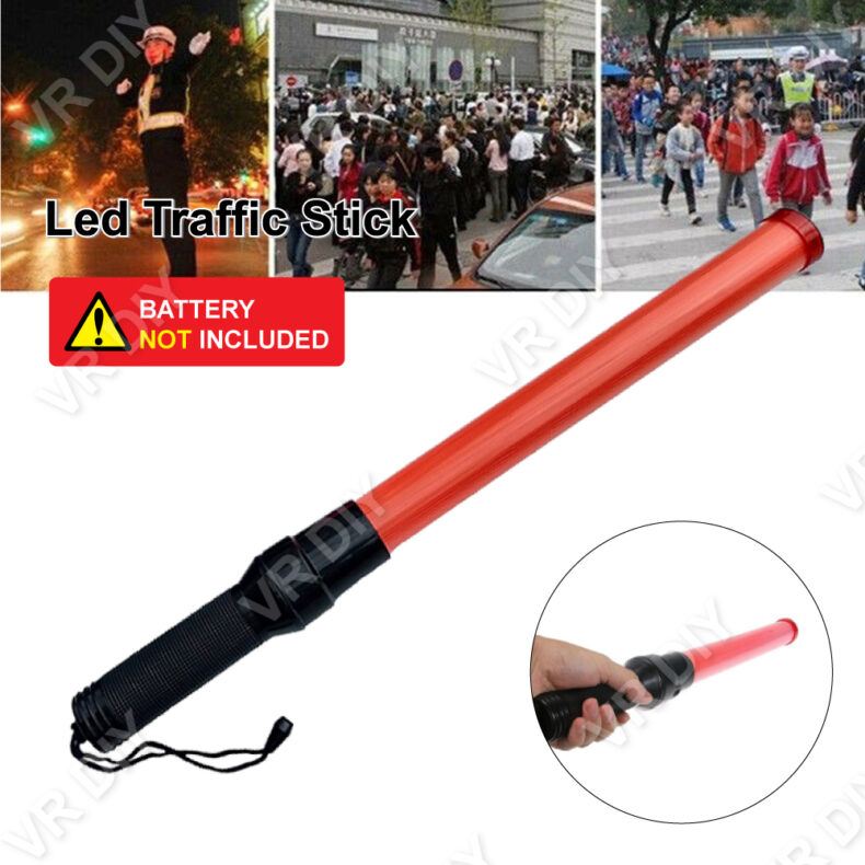 54cm Outdoor Led Traffic Stick Baton Light Rechargeable Safety Security ...