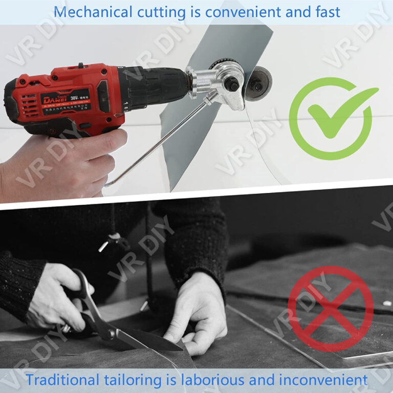 Electric Drill Refitting Plate Shears Metal Iron Quick Cutting Nibbler ...
